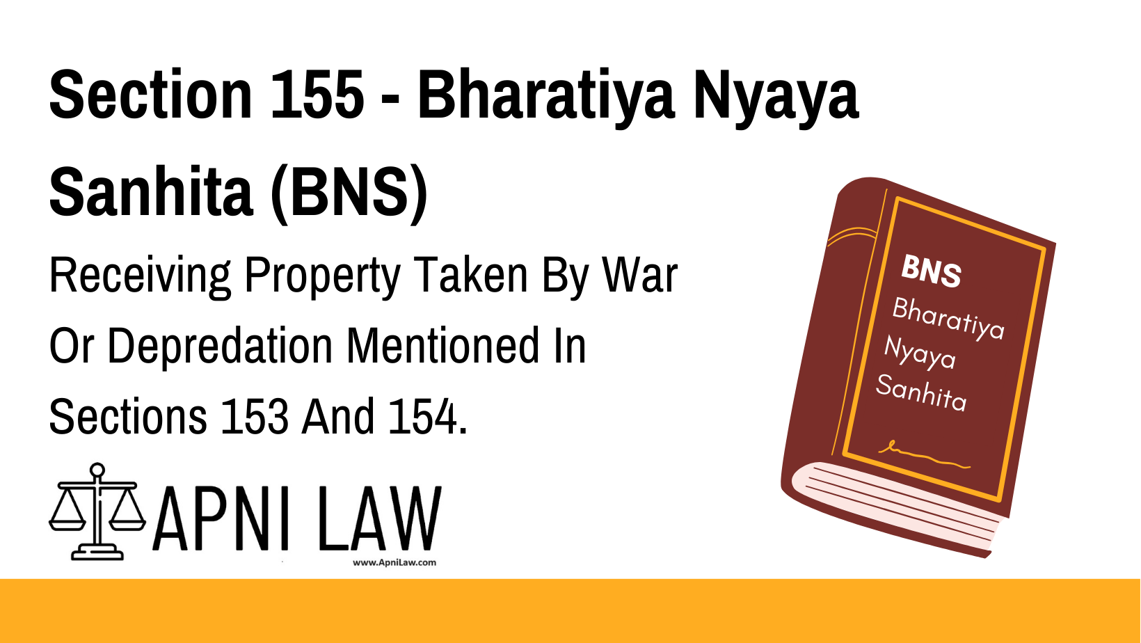 Section 155 - Bharatiya Nyaya Sanhita (BNS) - Receiving Property Taken ...