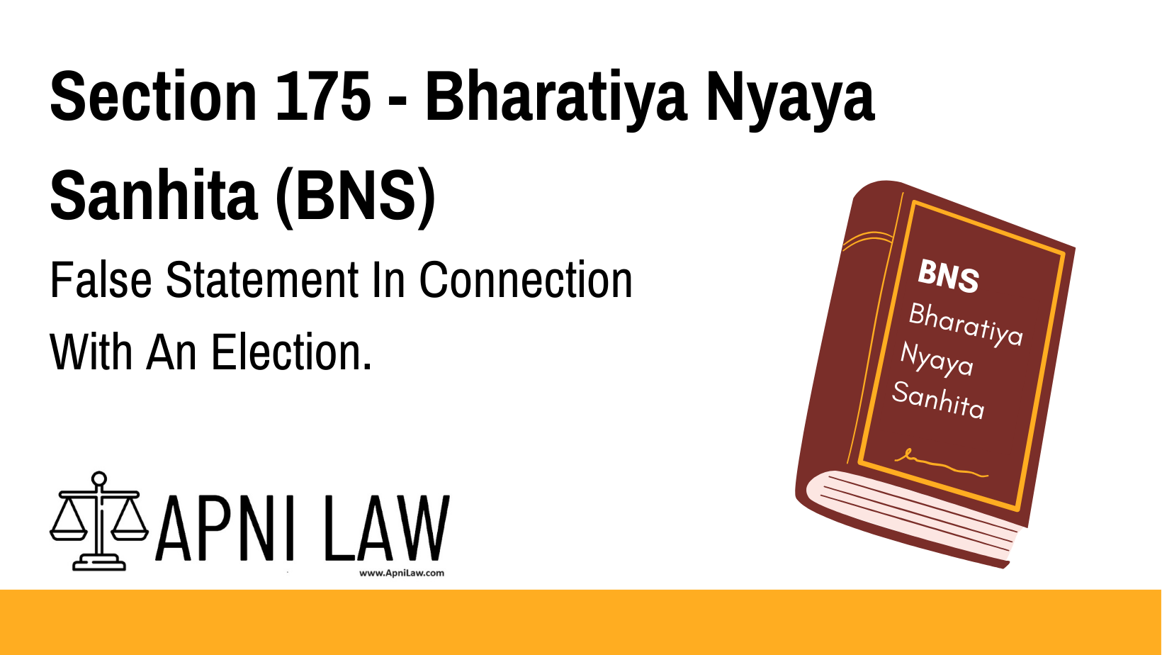 Section 175 - Bharatiya Nyaya Sanhita (BNS) - False Statement In ...