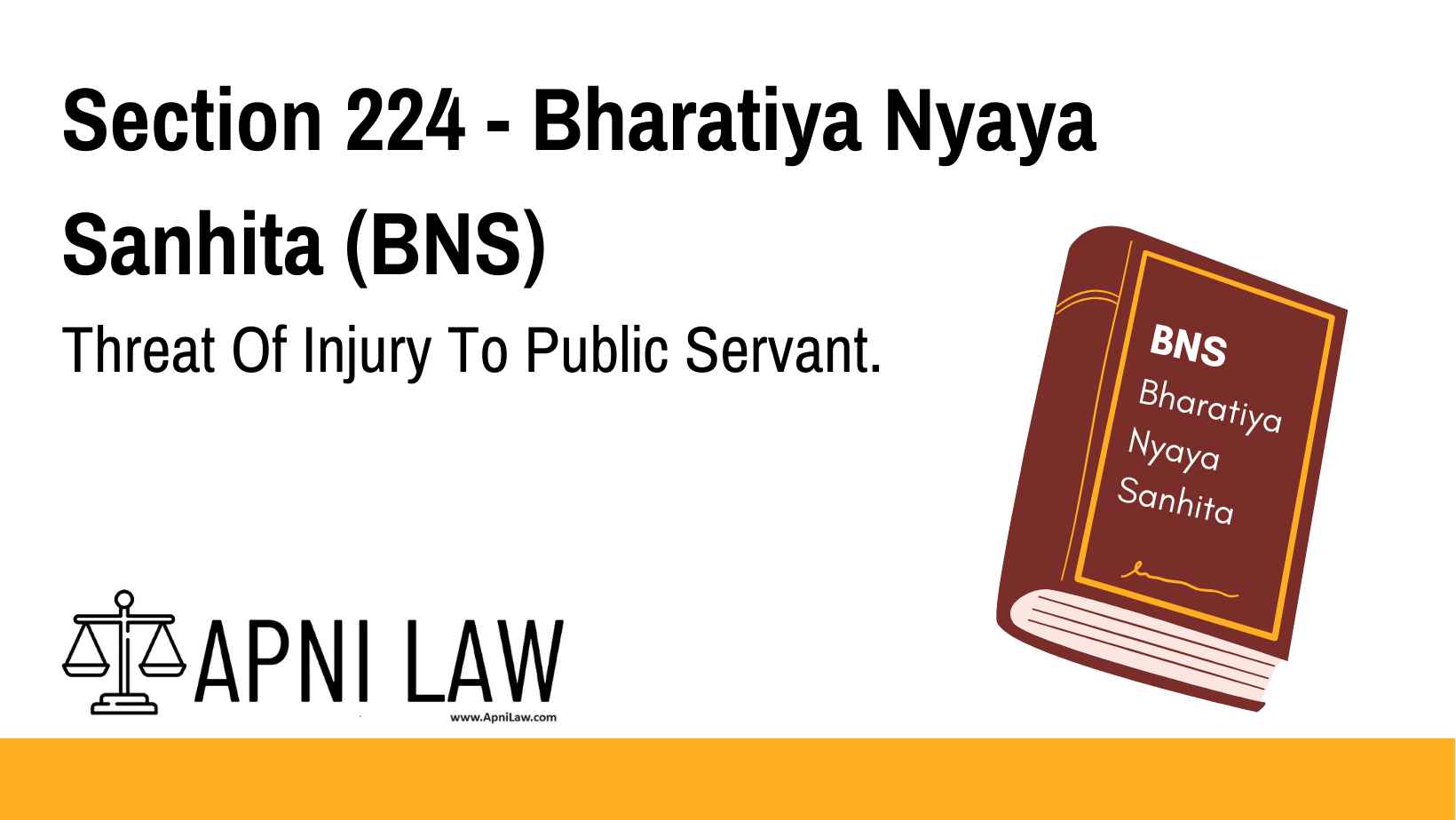 Section 224 - Bharatiya Nyaya Sanhita (BNS) - Threat Of Injury To ...
