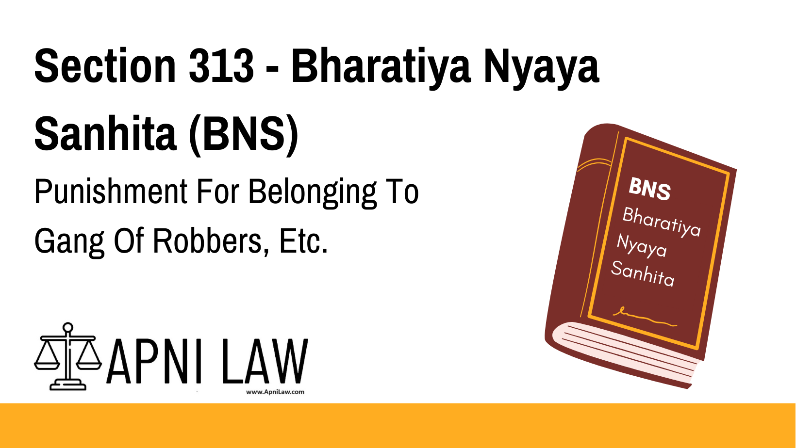 Section 313 - Bharatiya Nyaya Sanhita (BNS) - Punishment For Belonging ...