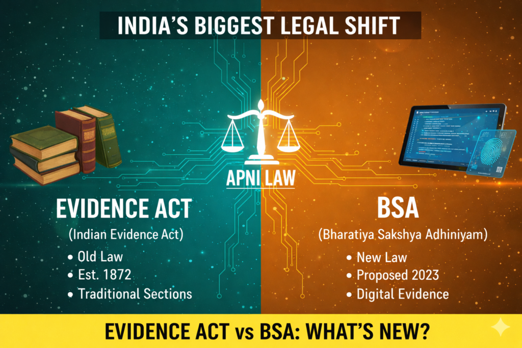 Section 101 of the IEA vs Section 104 of the Bharatiya Sakshya ...